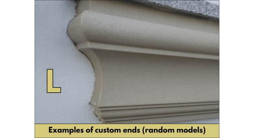 Exterior Coving Cornice Outside Above the Window Mouldings Home Decor ...