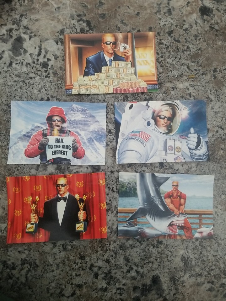 Duke Nukem Forever #0 (2011) HTF RARE Mini-Comic and Post Cards | eBay