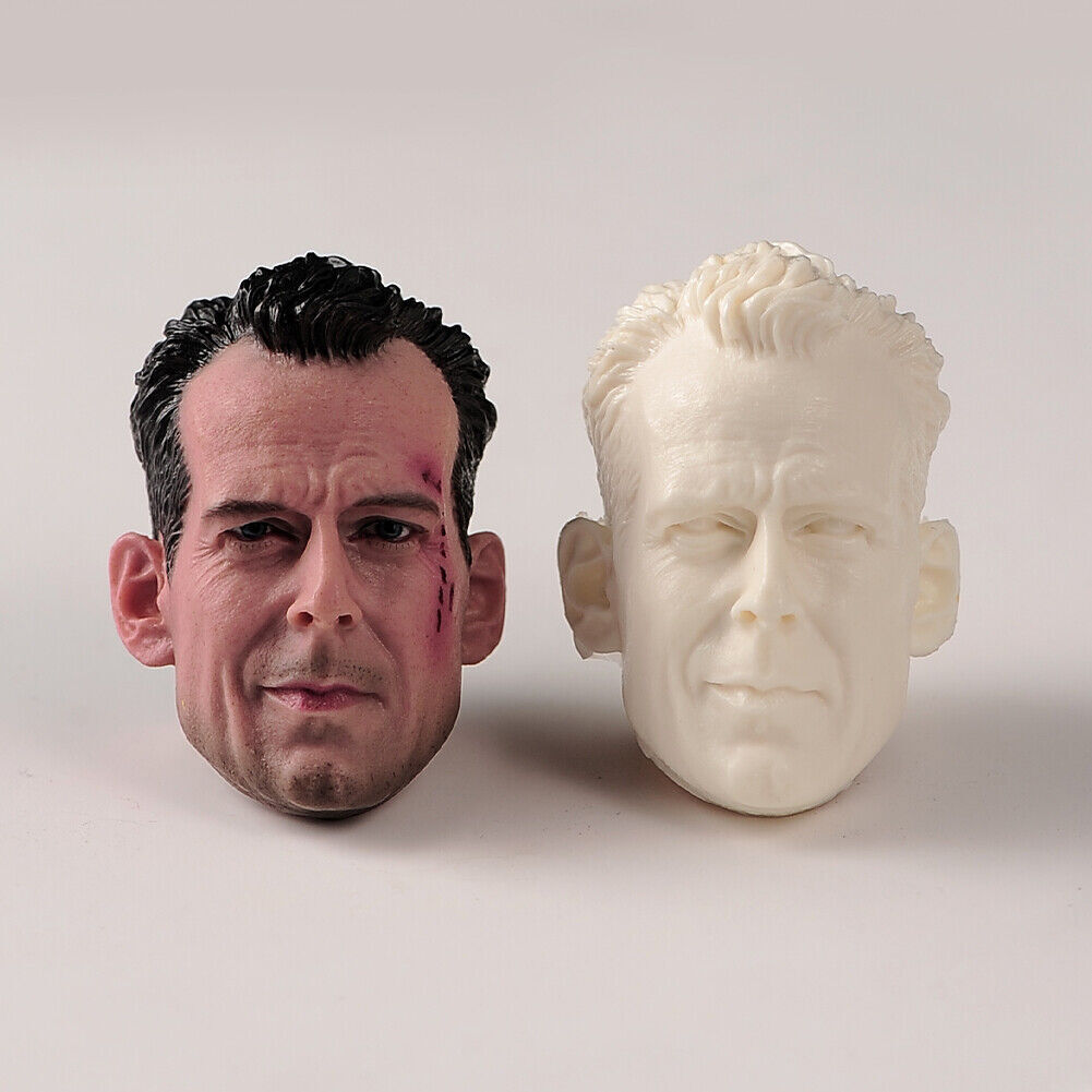 1/6 Head Sculpt Bruce Willis DIY Model Fit 12in Male Action Figure Soldier Doll | eBay