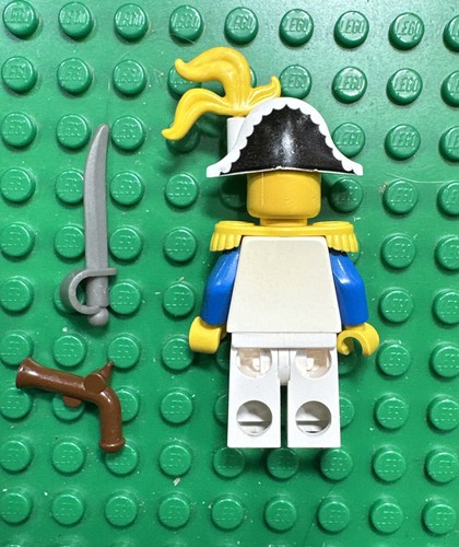 Lego Imperial Soldier Governor Minifigure Broadside Pirate Blue Coat ...