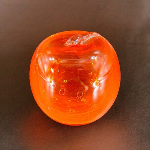 Hand Blown Art Glass Fruit Apple Hand Made Glass Figurine Decor ...