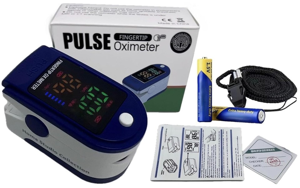 Finger Tip Pulse Oximeter LED Heart rate monitors For Hospital ...