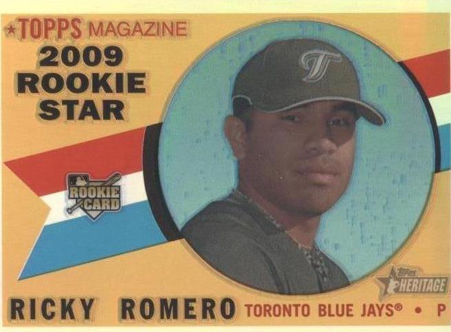 2009 Topps Heritage - Chrome Ricky Romero #CHR172 Refractor /560 for ...