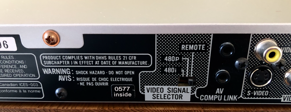 DVD Player Combo CD JVC Combination DVD/Super VCD/CD Plays CDs & DVDs ...