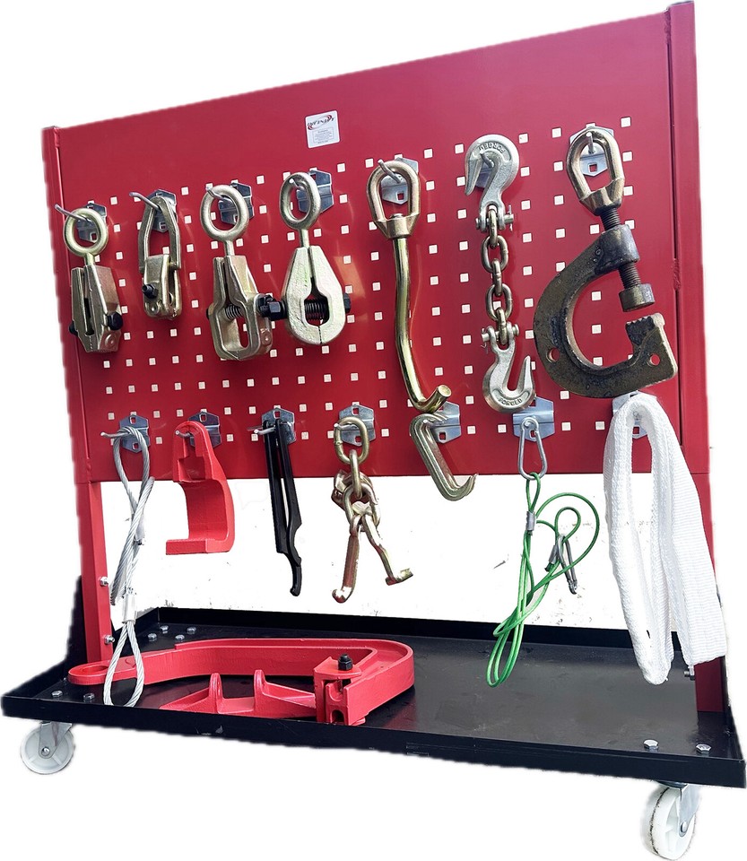 15pcs Auto Body Frame Machine Pulling Tool & Clamps Set w/Portable ...