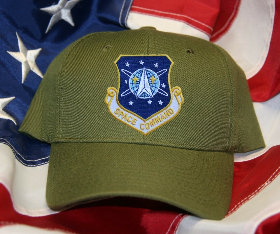 US AIR FORCE SPACE COMMAND HAT PATCH CAP AFSPC PETERSON AFB DELTA 2 ...