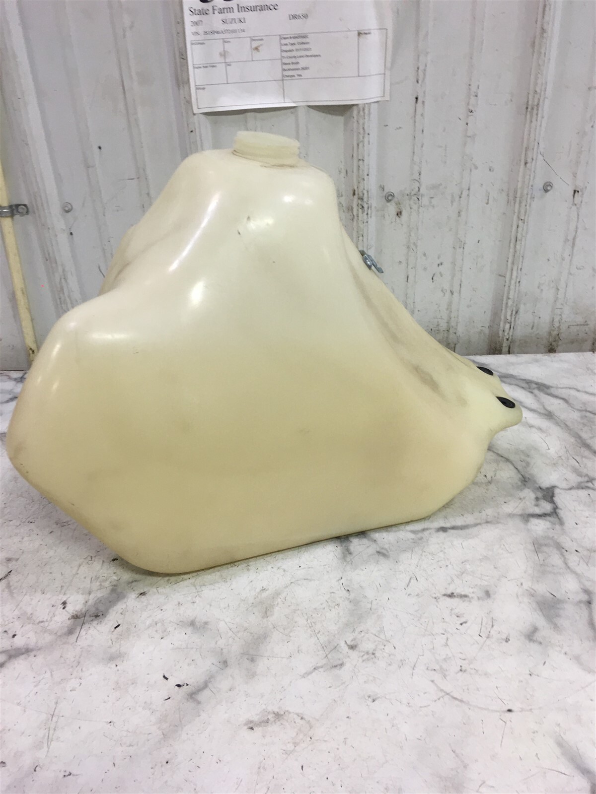 07 Suzuki DR 650 DR650 SE oversize large plastic petrol gas fuel tank ...