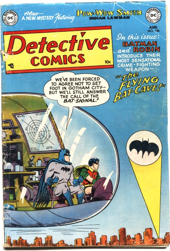 DETECTIVE #186-1952-DC-Batman & Robln-ROBOTMAN-POW WOW SMITH-ROY ...
