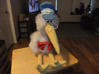 Vlasic Pickle Stork Large 1989 Plush Stuffed Toy Bird Trudy Advertising ...