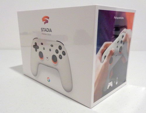 Google Stadia Premiere Edition White Controller + Chromecast Ultra NEW ...