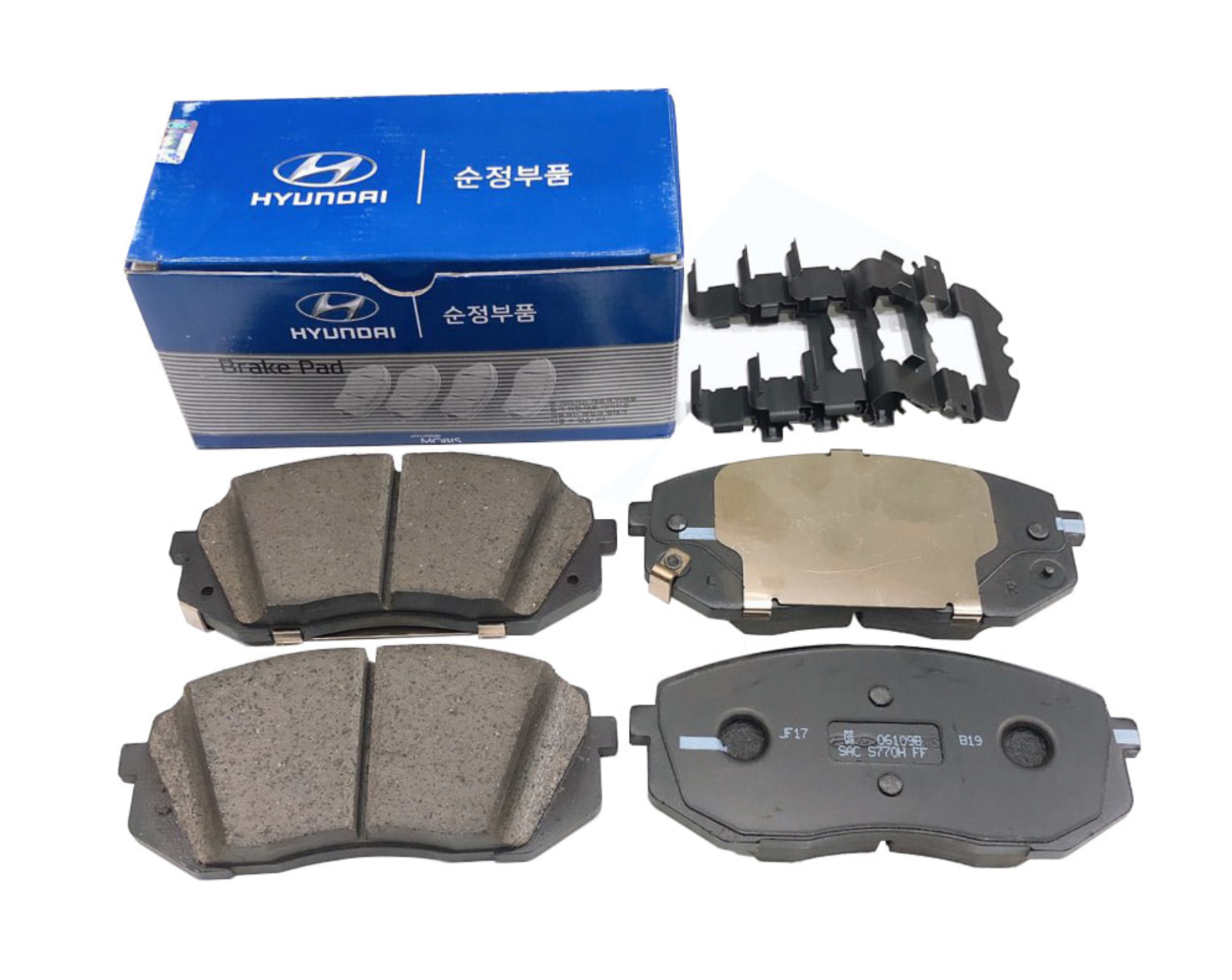OEM 58302AAA40 RR Pad Kit Disc Brake 2P ElectricPark for Hyundai ...