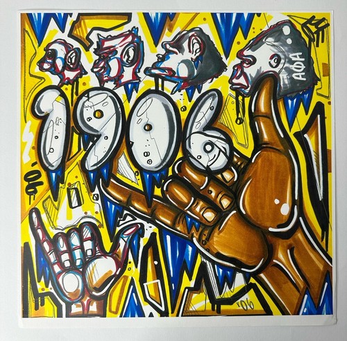 Alpha Phi Alpha Hand Sign 12x12 Print | eBay