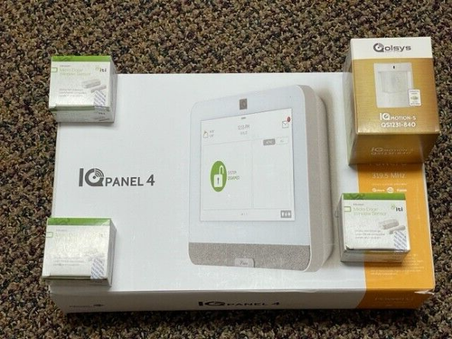 Qolsys IQ-4 PowerG, 7" Verizon IQP4001 3 DOOR KIT+ 6 MONTHS ALARM ...