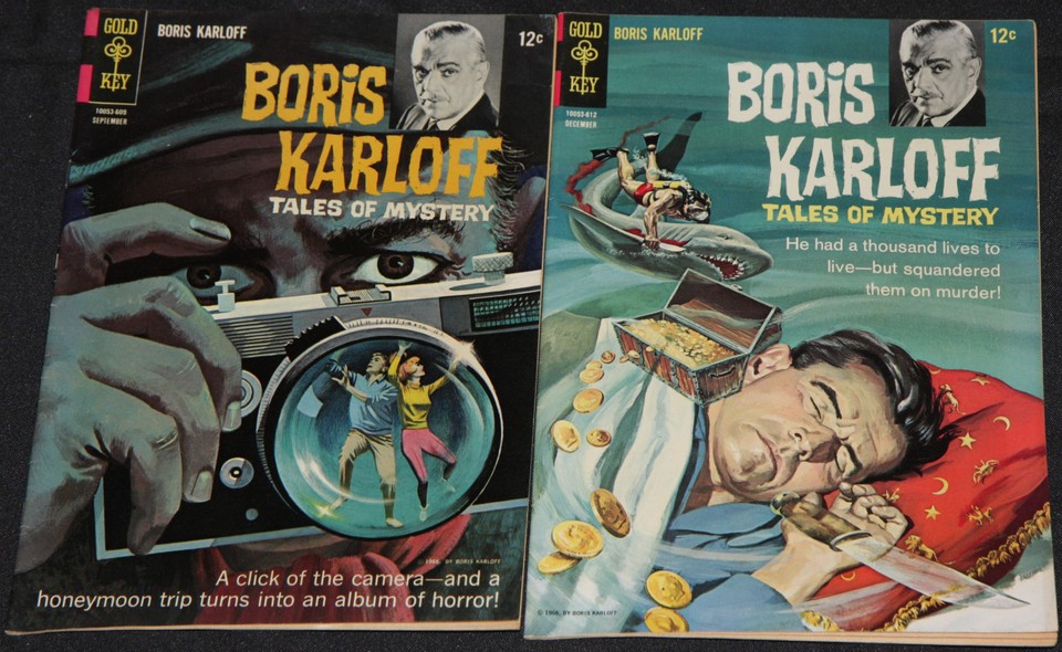 Gold Key Silver-Bronze BORIS KARLOFF TALES OF MYSTERY 13pc Comic Lot ...