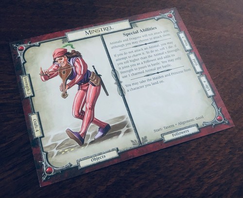 Talisman | Minstrel, Character Card | Official Extra/Replacement Game ...