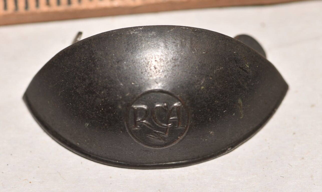 1 Vintage RCA Radiola 18 METAL DIAL LIGHT COVER HOOD PART for antique ...