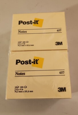 3M Post It Notes 657 | eBay