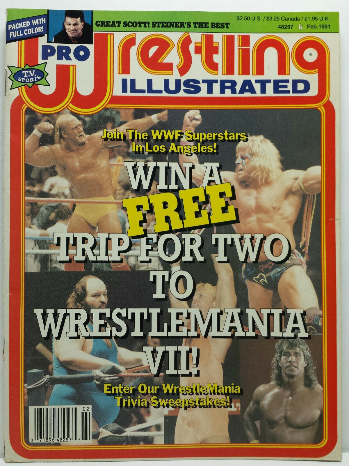 Pro Wrestling Illustrated PWI Magazine Issue February 1991 WWF ...