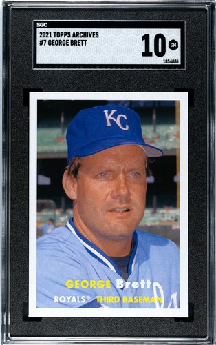 2021 Topps Archives #7 George Brett SGC 10 GEM MINT | eBay