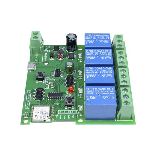 DC5-32V 4 Channel WiFi Wireless Delay Relay Switch APP Remote Control ...