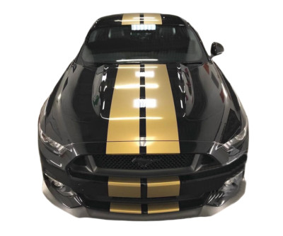 Graphic Racing Stripe Car Sticker Kit For Ford Mustang GT Mondeo Hood ...