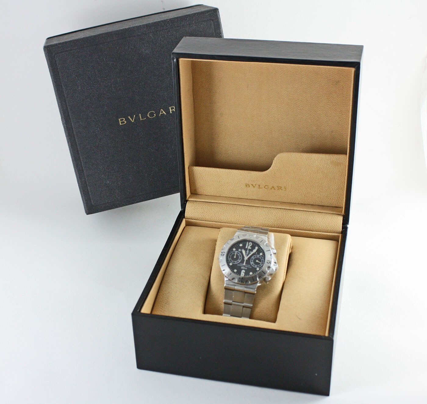 Bulgari Chrono men's watch model "Diagono" ref. SC38S - Gem
