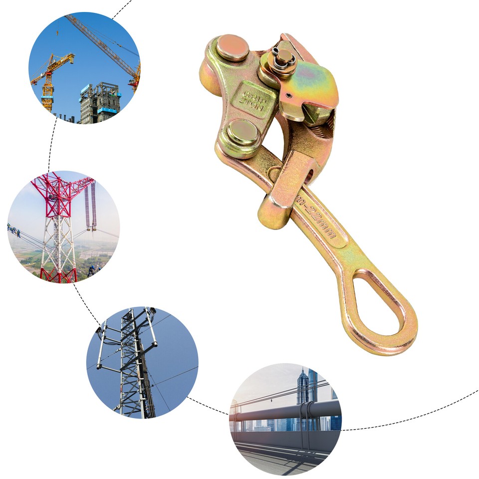 Cable Grip 4408 lbs Wire Grip Cable Pulling Tools 2T Cable Gripper Rope ...