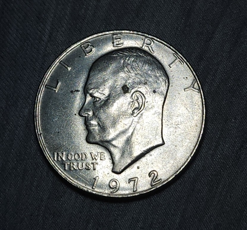 Rare 1972 D Eisenhower Broadstrike-Ike Dollar, Strong Strike,DD and ...