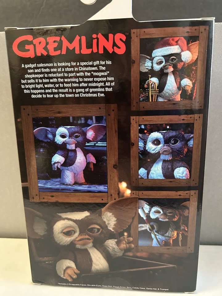 NECA Gremlins Ultimate Gizmo Christmas Holiday Reel Toys Figure ..(new ...