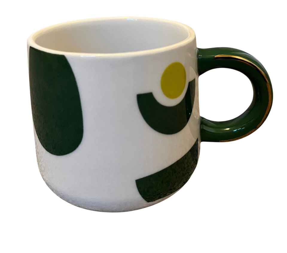 Tabitha Brown Target exclusive 12oz stoneware Mug green geometric ...