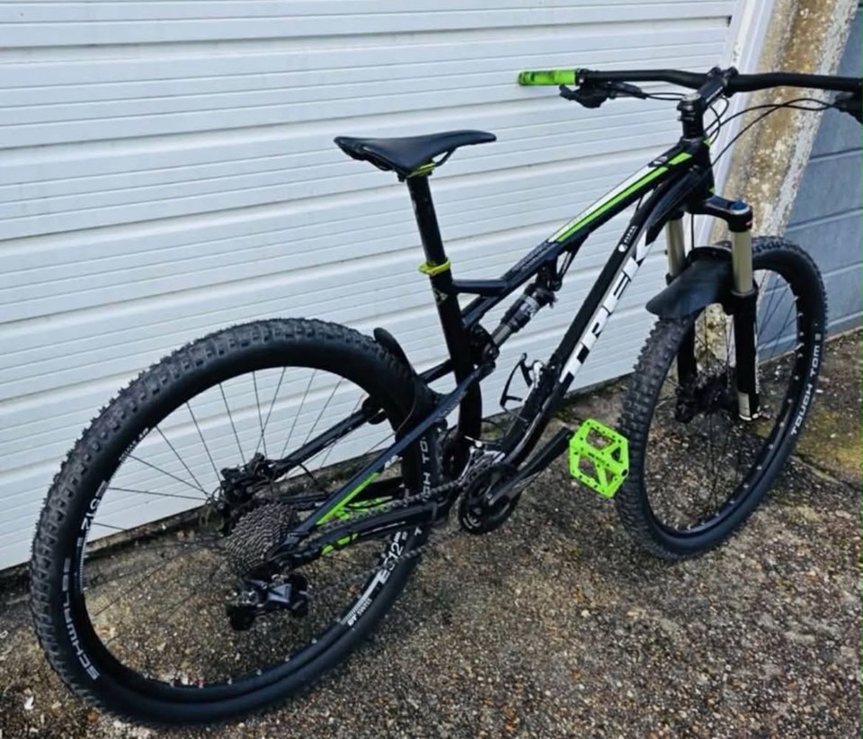 TREK SUPERFLY 8 FULL SUSPENSION MOUNTAIN 29 INCH LARGE FRAME ADULT BIKE ...