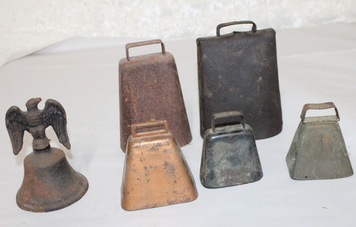 Vintage Cow Sheep Bell lot Barn Farm Country Decor 6 bells | eBay