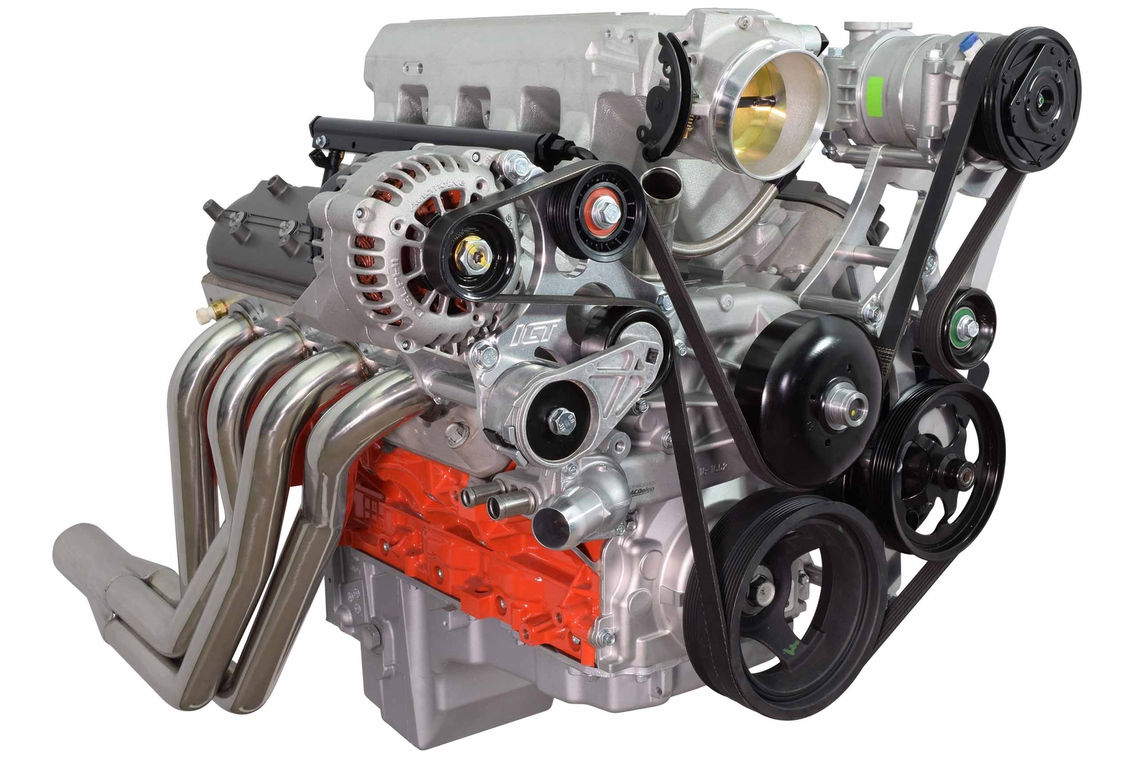 LS Swap 96-98 Vortec Truck HT6 A/C Compressor Power Steering Bracket ...