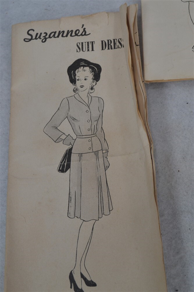 antique mannequin sewing figure Suzannes Fashion Design pattern 1940 ...