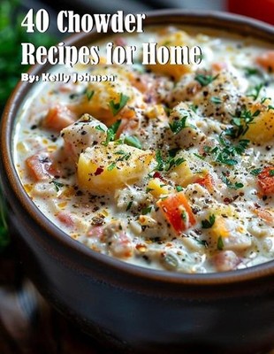 40 Chowder Recipes for Home by Kelly Johnson Paperback Book | eBay
