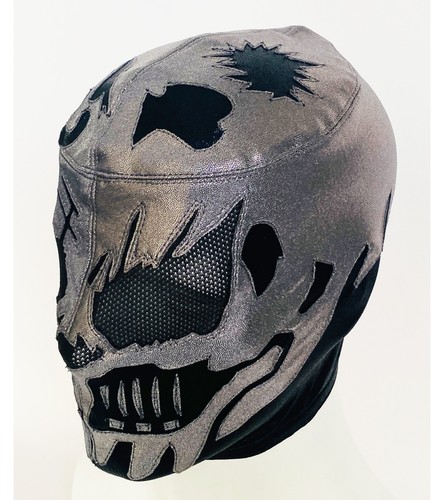SKULL WHITE BLACK PULL OVER MASK PRO WRESTLING | eBay
