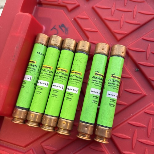 6 - Lot of 3 Bussmann FRS-R-5 Time Delay Fuse 600VAC 300VDC 5A | eBay
