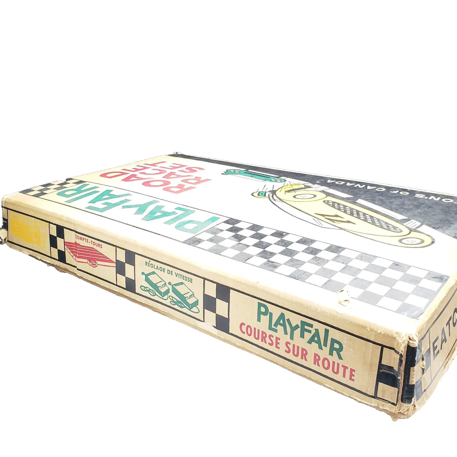Vintage 1950' Slot Car PLAYFAIR ROAD RACE SET for EATON'S OF CANADA by ...