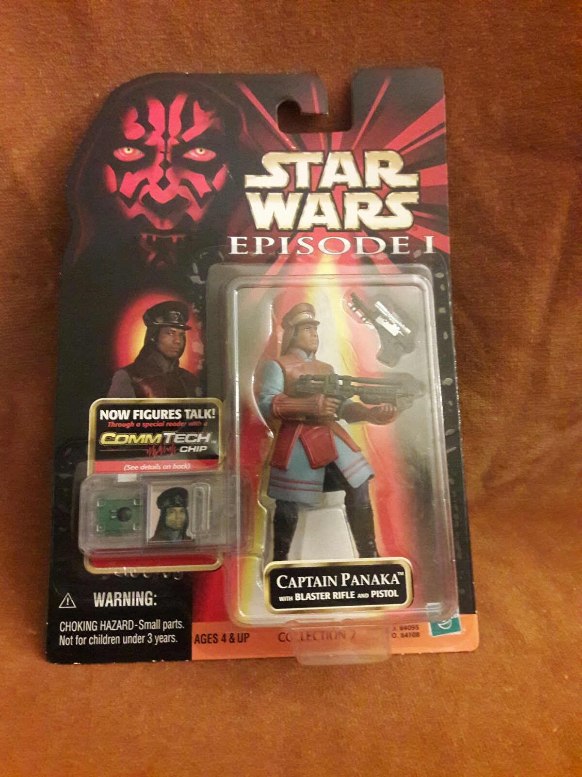 Star Wars Episode 1 Captain Panaka W/ Blaster Rifle & Pistol CommTech ...