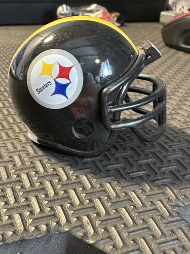PITTSBURGH STEELERS NFL MINI MICRO HARD PLASTIC FOOTBALL HELMET MINT ...