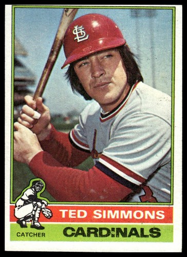 1976 Topps #290 Ted Simmons St. Louis Cardinals Baseball Card | eBay