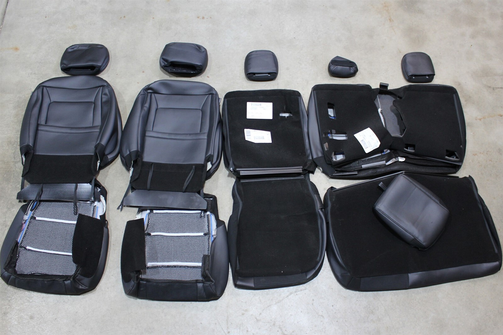 OEM Factory Leather Seat Covers 21-23 F150 RAPTOR Genuine OE Ford New ...