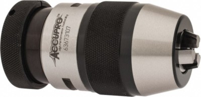 Accupro JT6, 1/32 to 1/2" Capacity, Tapered Mount Drill Chuck Keyless ...