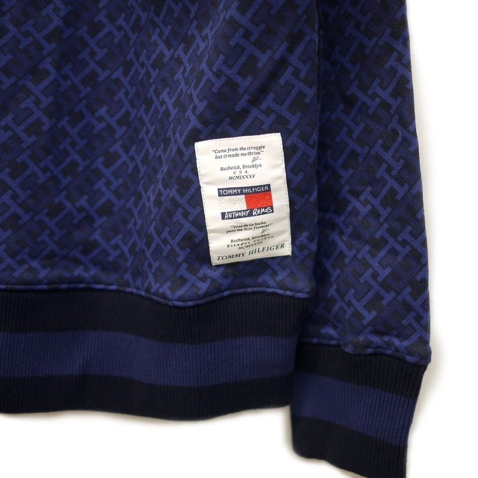 TOMMY HILFIGER TOMMY X ANTHONY RAMOS FLAG MONOGRAM HOODIE | eBay