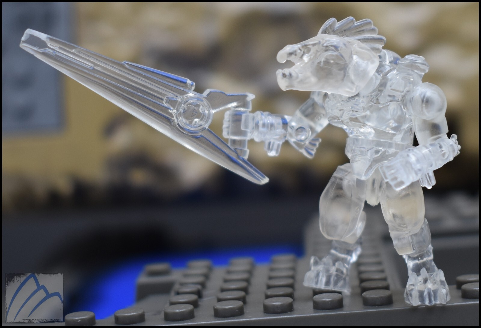 HALO MEGA BLOKS COVENANT ACTIVE CAMO TRANSLUCENT JACKAL MINOR MINI ...