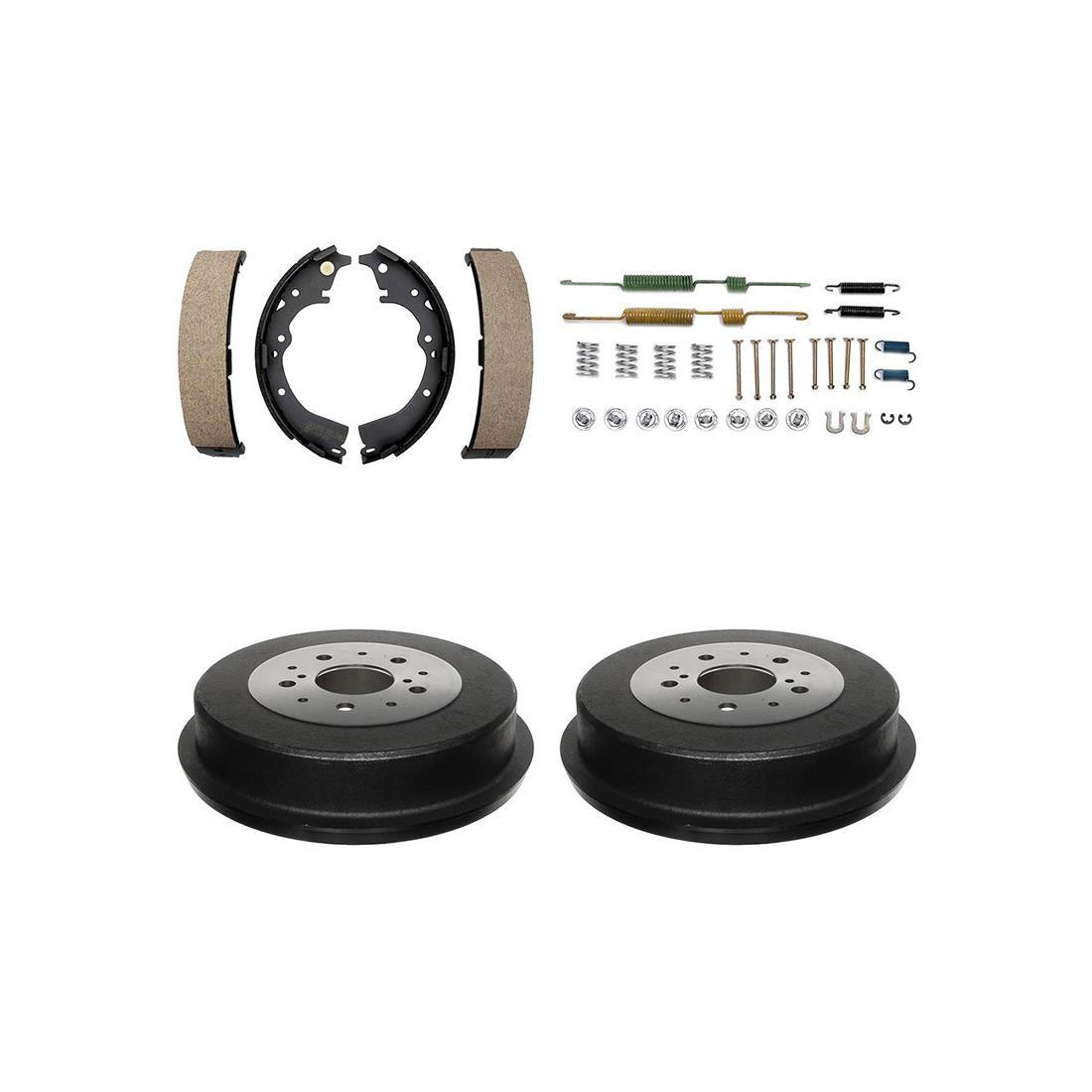 Rear Kit Brake Drums & Brake Shoes Hardware Kit For 1998 1999-2004 ...