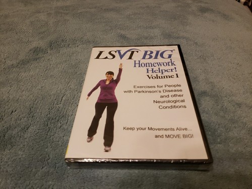 LSVT BIG Homework Helper! Vol. 1 (DVD) Exercises for PD Parkinsons New ...