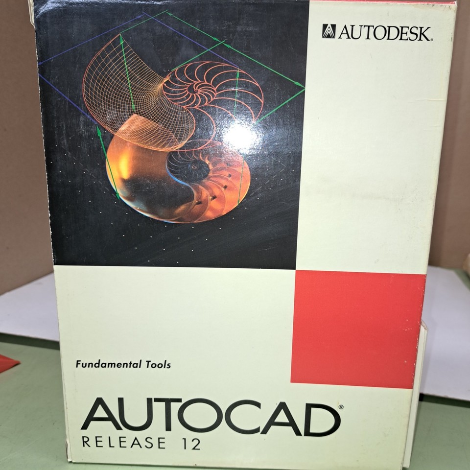 1992 AUTOCAD RELEASE 12 DOCUMENTATION PACK 10 Manuals NO SOFTWARE ...