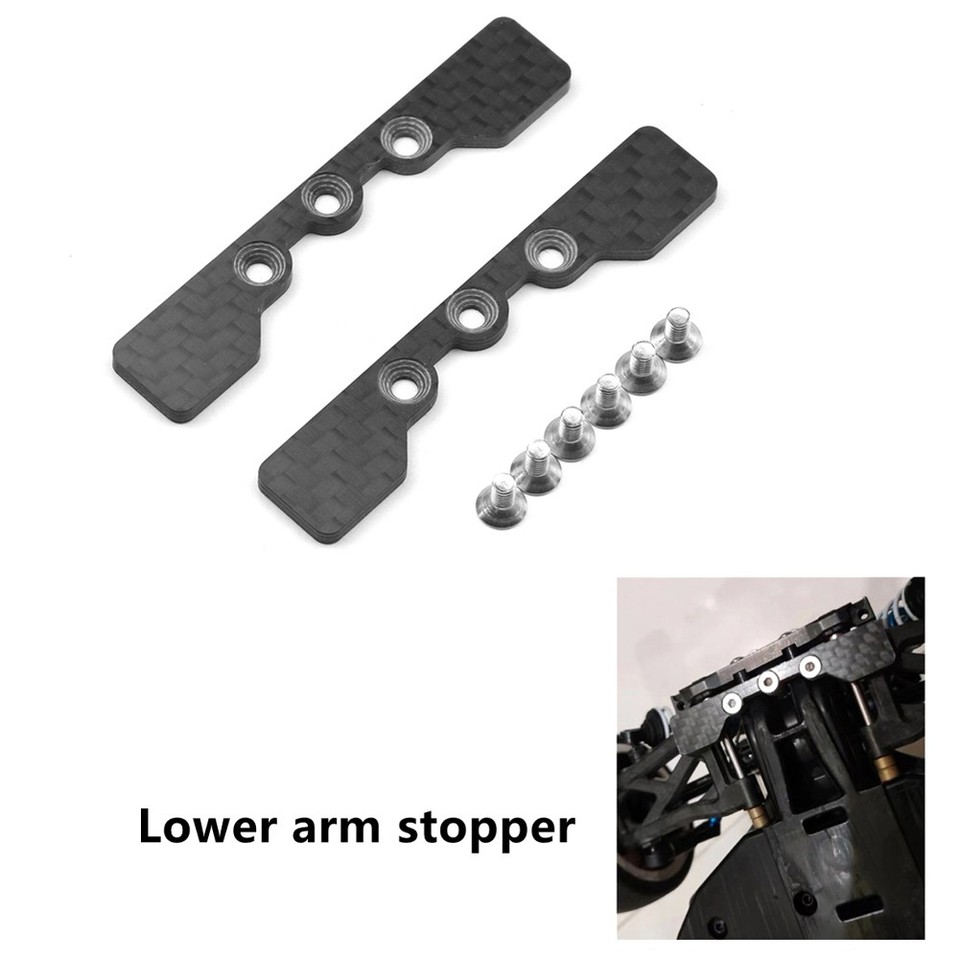 3X(For TT-02 TT02 1/10 RC Car Lower Arm Stopper Chassis Mount Kit RC ...