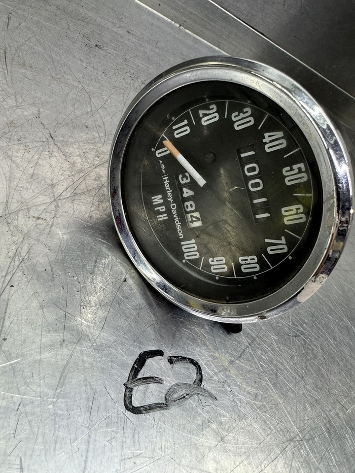 Harley Aermacchi AMF 350 SX350 125 Sprint Speed Speedometer Gauge Meter ...